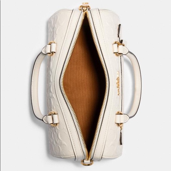 Coach | Bags | Embossed Coach Rowan Satchel In Signature Leather | Poshmark